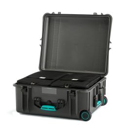 HPRC Resin Case 2700W Wheeled 2 Bags and Dividers Grey/Blue